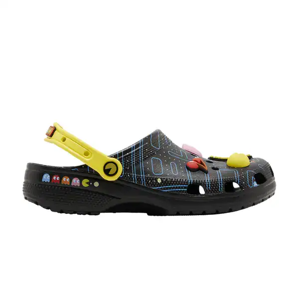 CROCS Pac-man X Classic Clog 'maze - Black | Editorialist