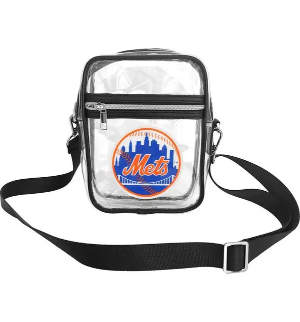 LOGO BRANDS New York Mets Mini Clear Crossbody Bag - Royal | Editorialist