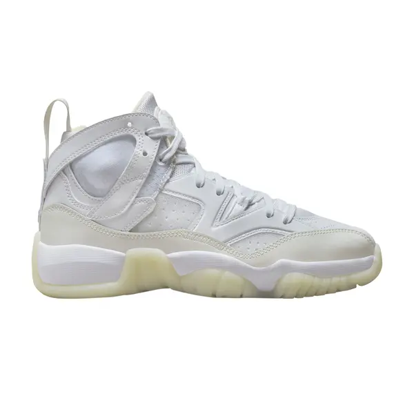 JORDAN Jumpman Two Trey High-top Sneakers - Cream