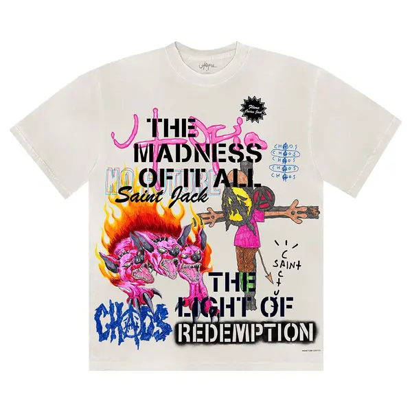 CACTUS JACK BY TRAVIS SCOTT Utopia X St Michael Tee 3a