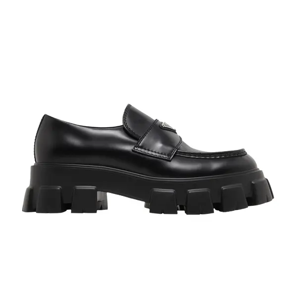 Prada Monolith Loafer - Black