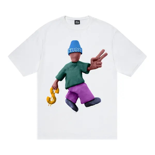 StÜssy Peace & Prosperity Tee - White