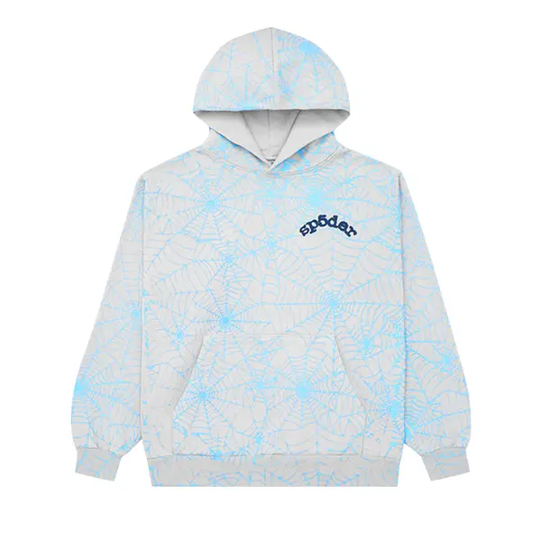 SP5DER Aop Web Hoodie - Grey