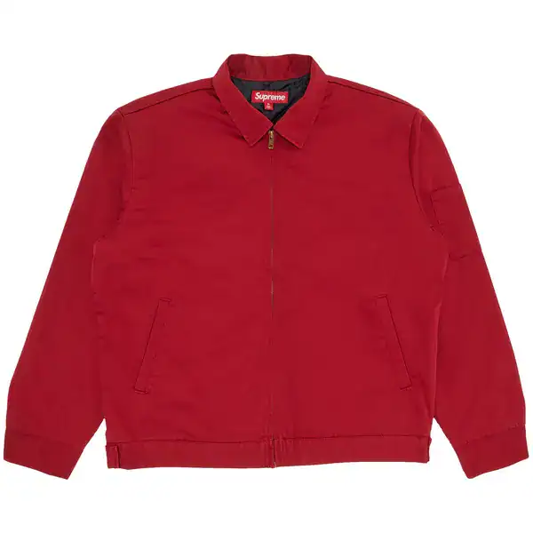 Supreme H.r. Giger Embroide Work Jacket - Red | Editorialist