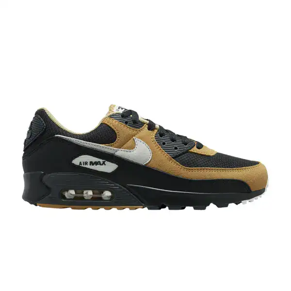white black and gold air max