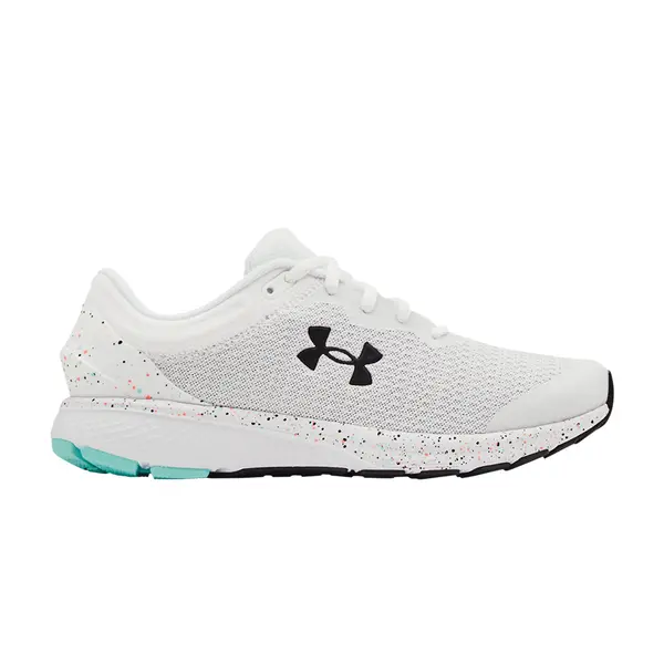 Under Armour Charged Escape 3 Big Logo Paint Splatter Sneakers - White