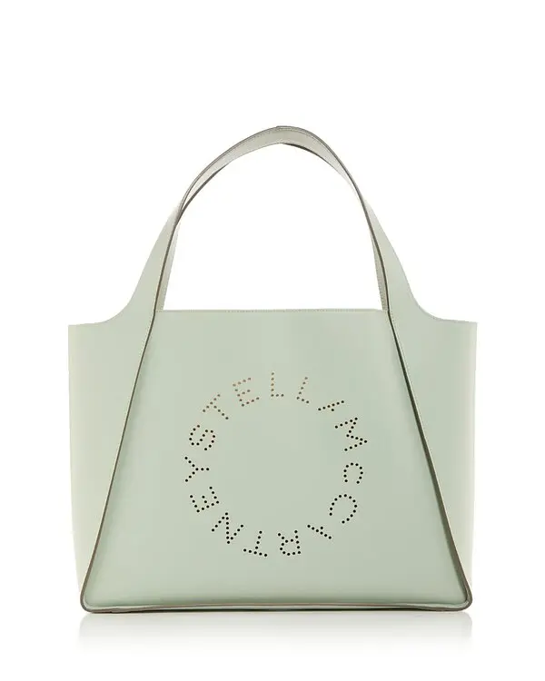 Stella McCartney Circle Logo Tote - Sage