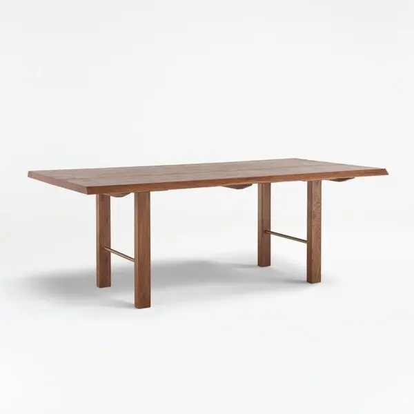 Buy Crate & Barrel Montana Live Edge Dining Table Brown At 52 Off