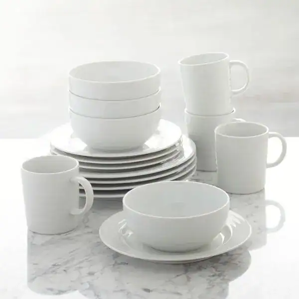 Buy Crate & Barrel Roulette 16piece Dinnerware Set White At 9 Off