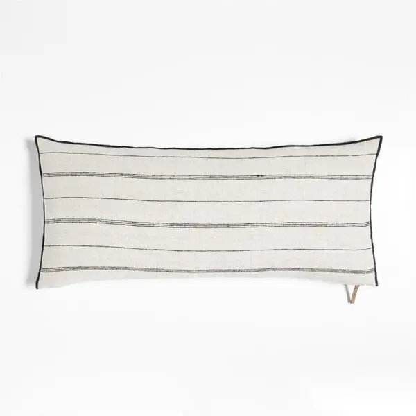Crate & Barrel Chatou Throw Pillow Cover - Thumbnail 3