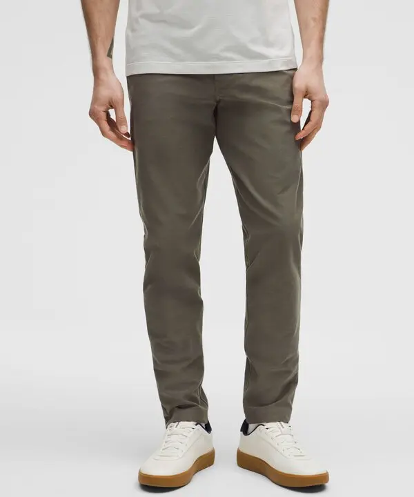 Lululemon Abc Slim-fit 5 Pocket Pant 30l - Army Green