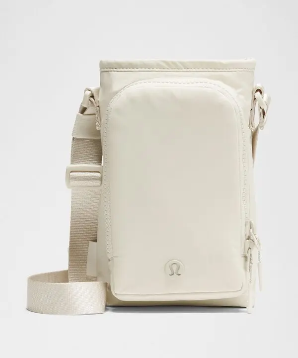 Lululemon Water Bottle Crossbody With Front Pocket - Light Ivory