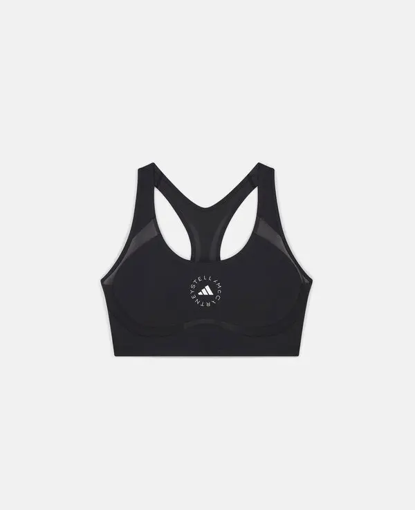 Stella McCartney Truepurpose Power Impact Medium Support Sports Bra - Black