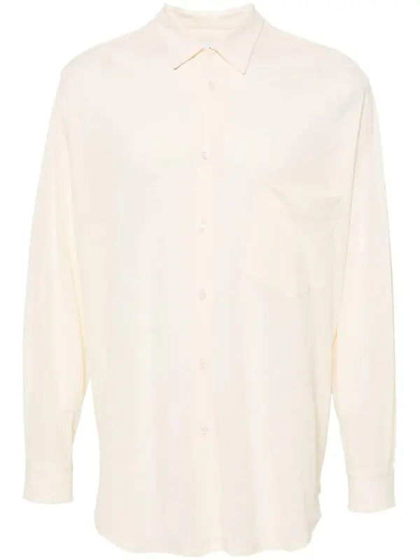 MAGLIANO Intimo Log-sleeve Ribbed Shirt - Neutrals