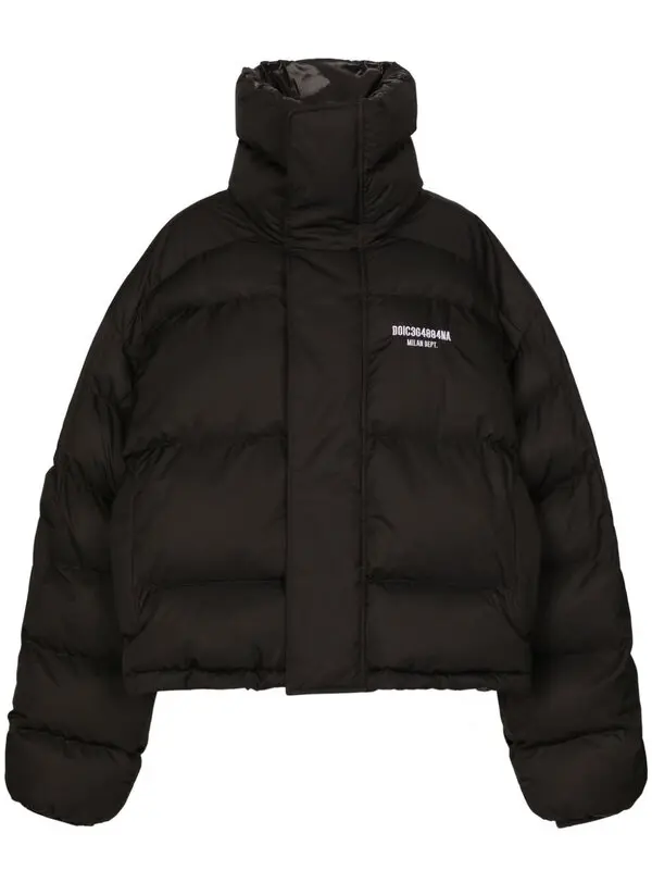 Dolce & Gabbana Embroidered Puffer Jacket