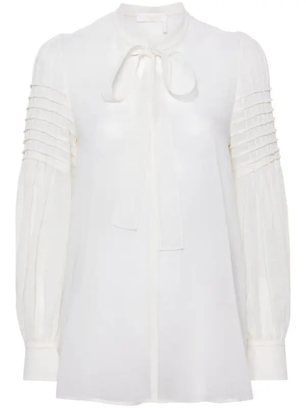 Chloé Gathered-detail Blouse