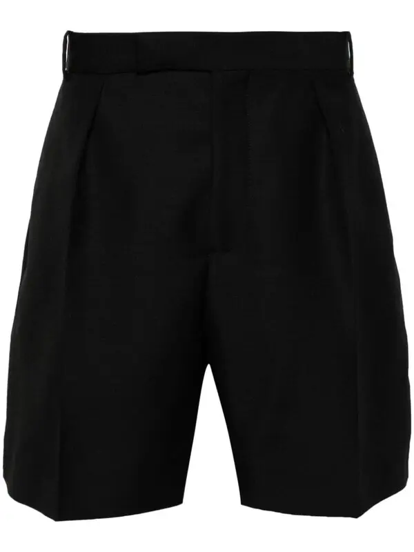 Alexander McQueen Pleat-detail Tailored Shorts
