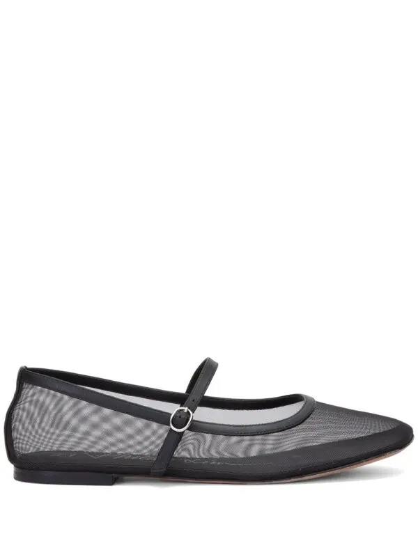 3.1 Phillip Lim Id Mesh Ballerina Flats - Black