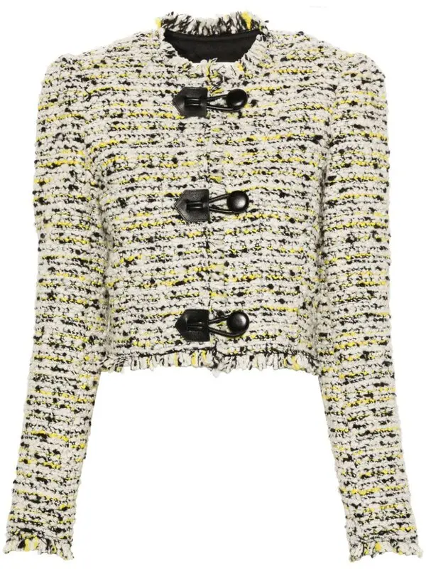 Isabel Marant Gradilia Bouclé Jacket - Neutrals