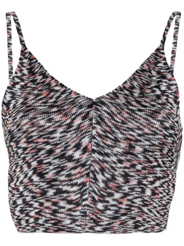 Missoni Tied-around Cropped Top - Blue