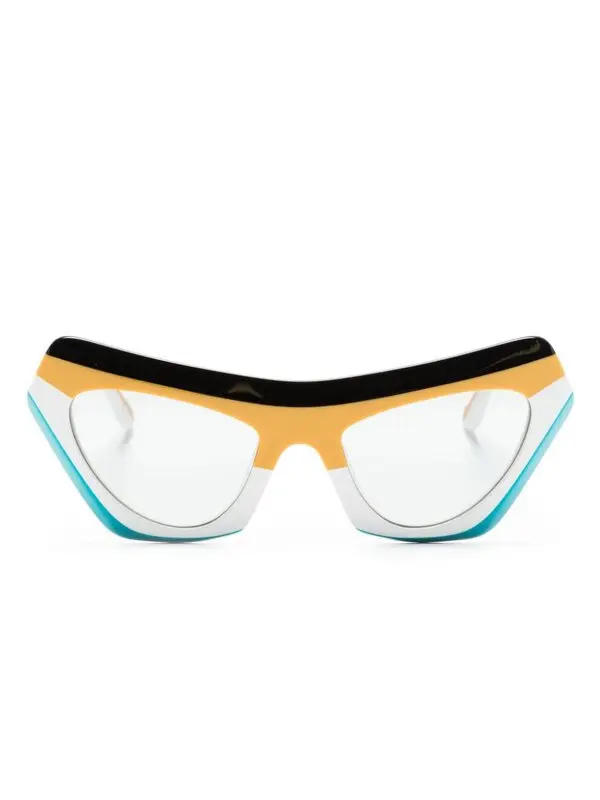 Marni Devil's Pool Cat-eye Sunglasses - Green