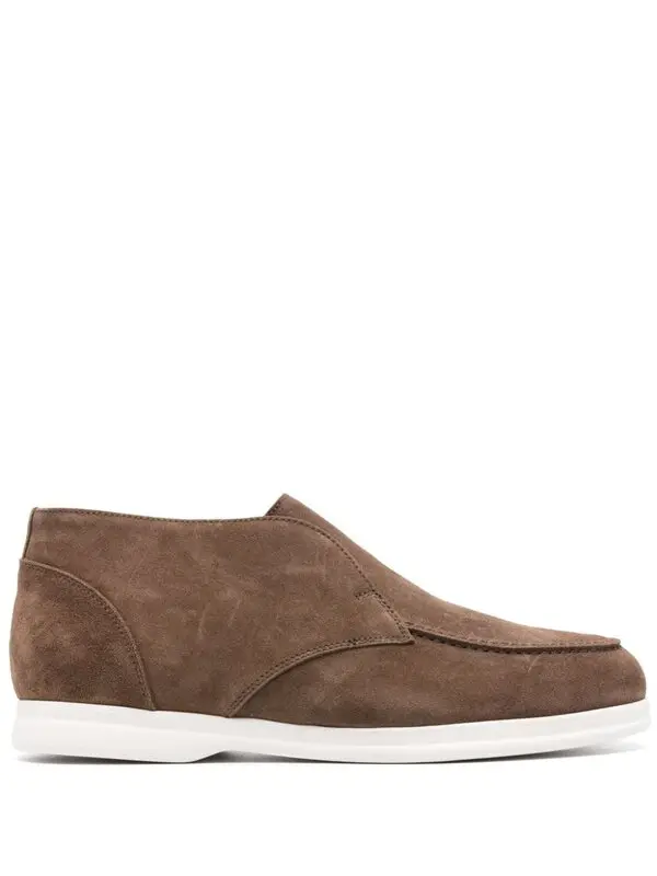 DOUCAL'S Chukka Suede Loafers - Brown