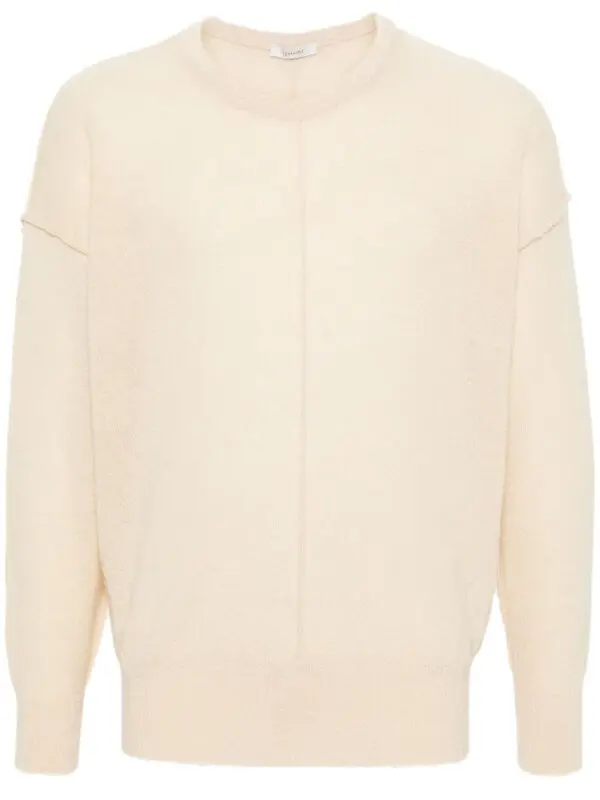 LEMAIRE Seam-detail Knit Jumper - Neutrals