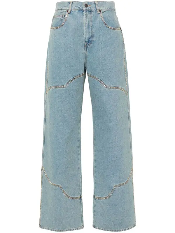 Giuseppe Di Morabito High-rise Straight-leg Jeans