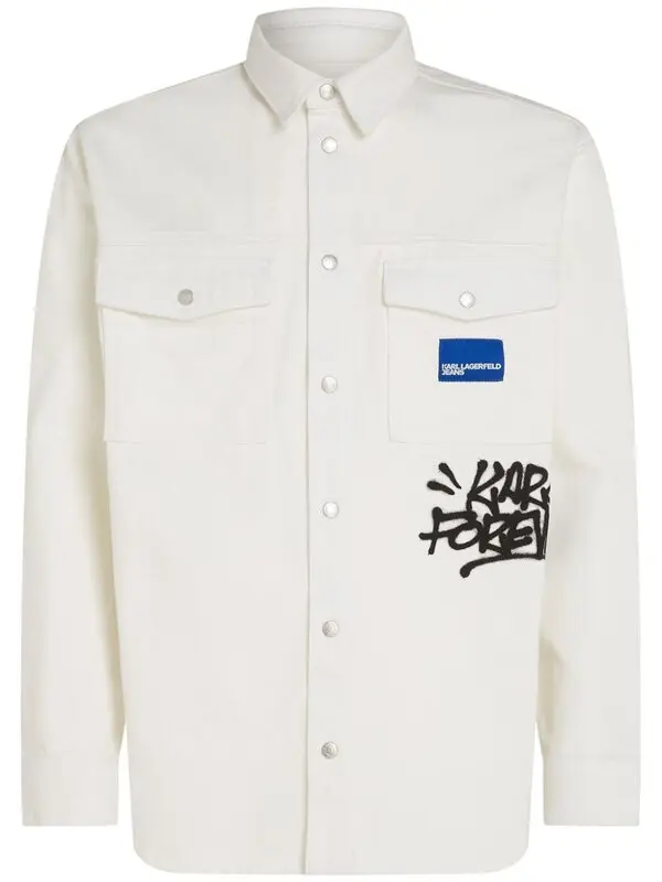 Karl Lagerfeld X Crapule2000 Denim Shirt Jacket