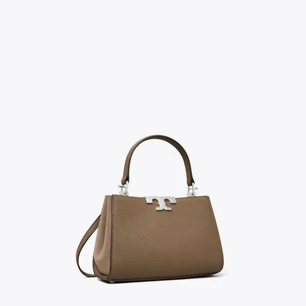 Tory Burch Mini Eleanor Pebbled Satchel - Wild Mushroom