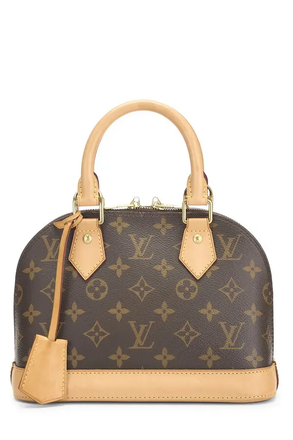 LOUIS VUITTON Monogram Canvas Alma Bb Nm