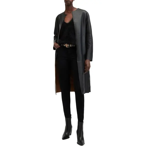 All Saints Reversible Long Jacket