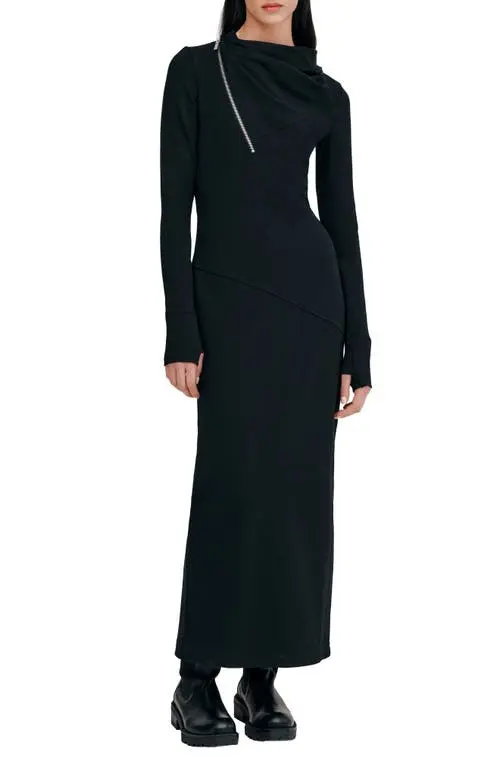 MARCELLA Broome Asymmetric Maxi Dress