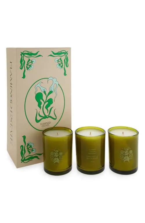 FLAMINGO ESTATE The Mini Three Sisters Candle Set - Multi