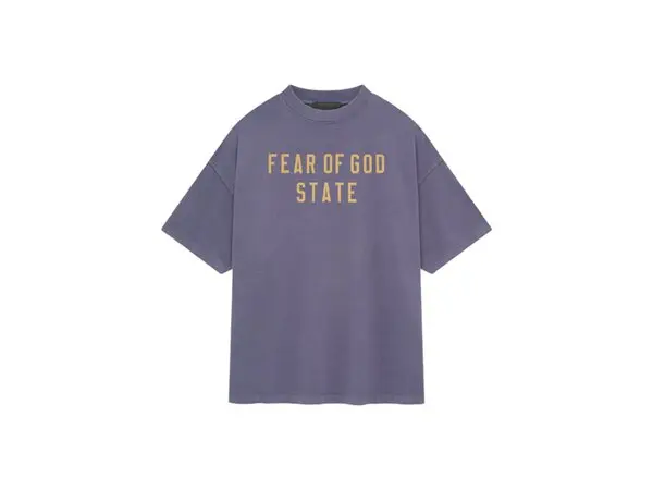 Fear Of God Essentials Heavy Crewneck Sweatshirt Tee Shirt - Lavender