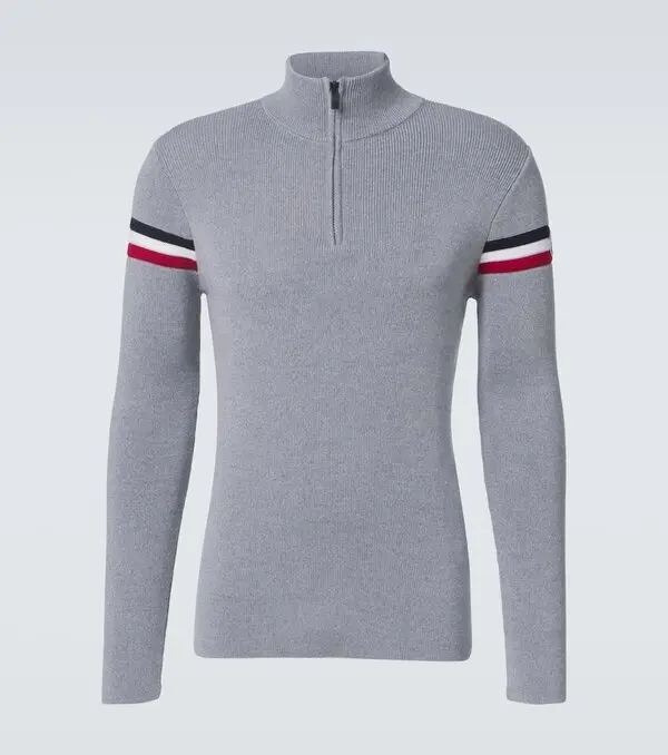 Fusalp Wengen Iv Wool Half-zip Sweater - Grey