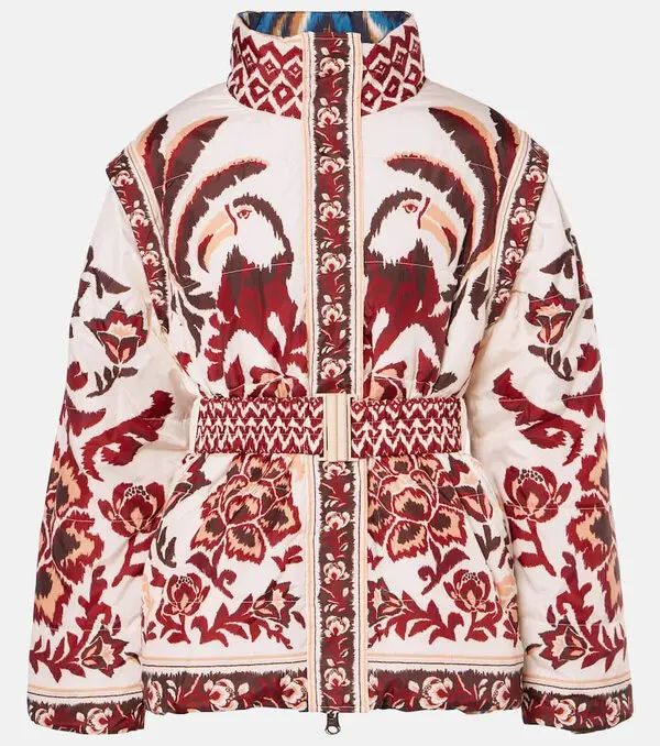 Farm Rio Reversible Printed Puffer Jacket - Multicoloured
