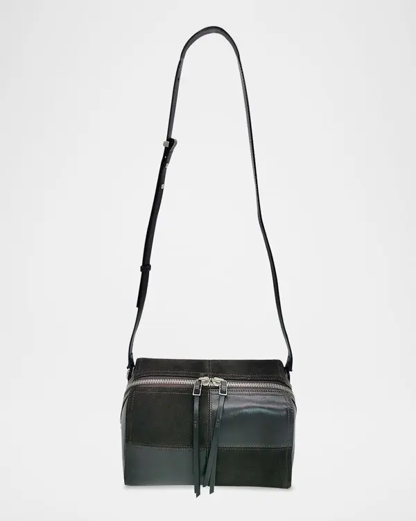 ORYANY Diner Medium Patchwork Crossbody Bag - Dark Chocolate