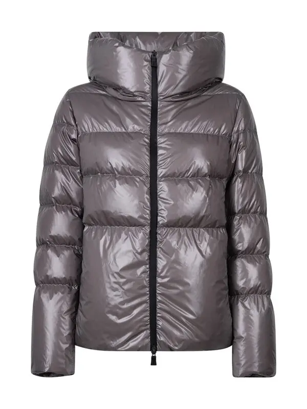 Herno Glazed Ripstop Down Jacket - Grey