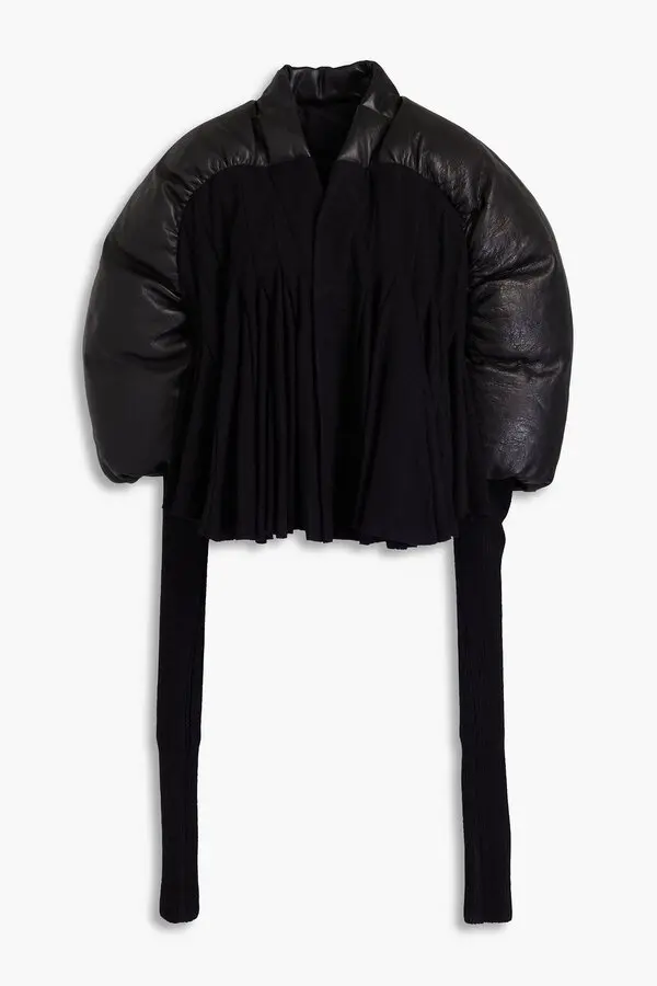 Rick Owens Quilted Paneled Jacket