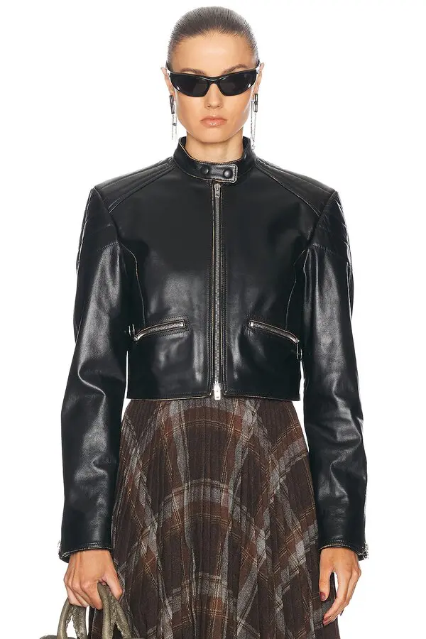 Acne Studios Lissha Leather Jacket