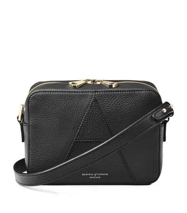 ASPINAL OF LONDON Leather Camera Cross-body Bag