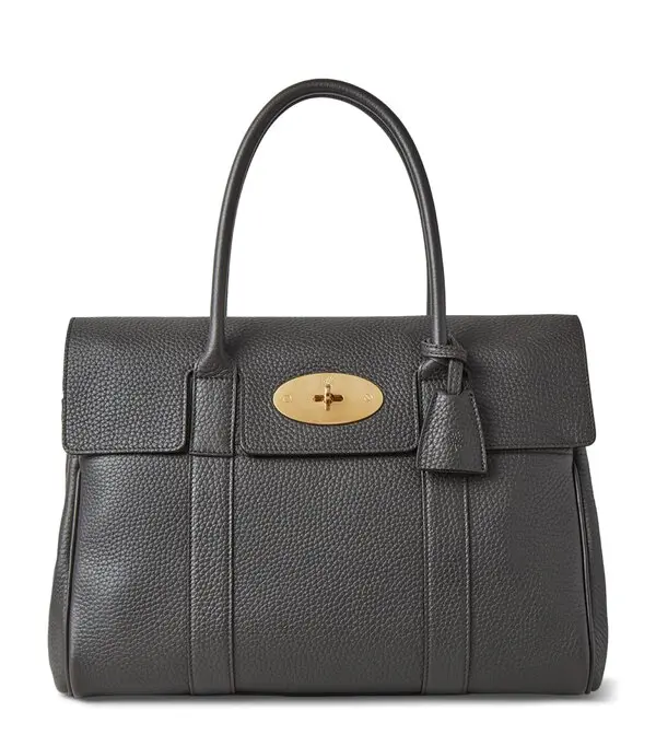 Mulberry Leather Bayswater Top Handle Bag - Black