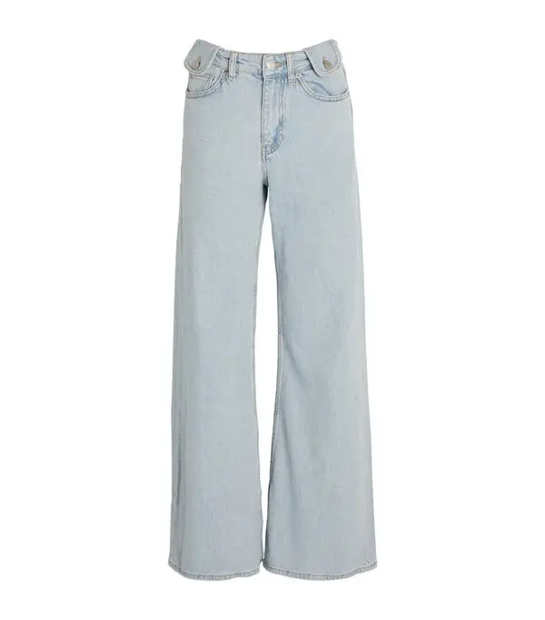 Maje High-waist Flared Jeans - Blue