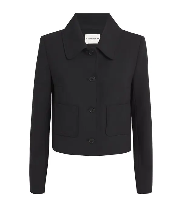 Claudie Pierlot Wool-blend Box Jacket