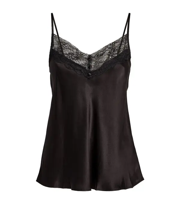 Maje Silk Cami Top - Black
