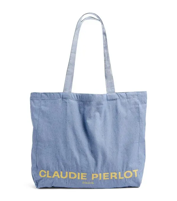 Claudie Pierlot Logo Tote - Blue