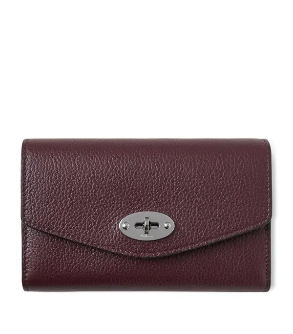 Mulberry Medium Leather Darley Wallet - Red