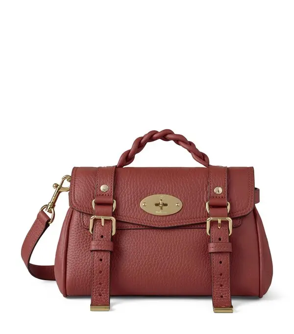 Mulberry Mini Leather Alexa Crossbody Bag - Red