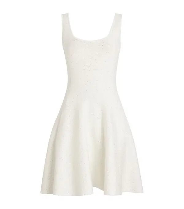 Maje Embellished Mini Dress - White